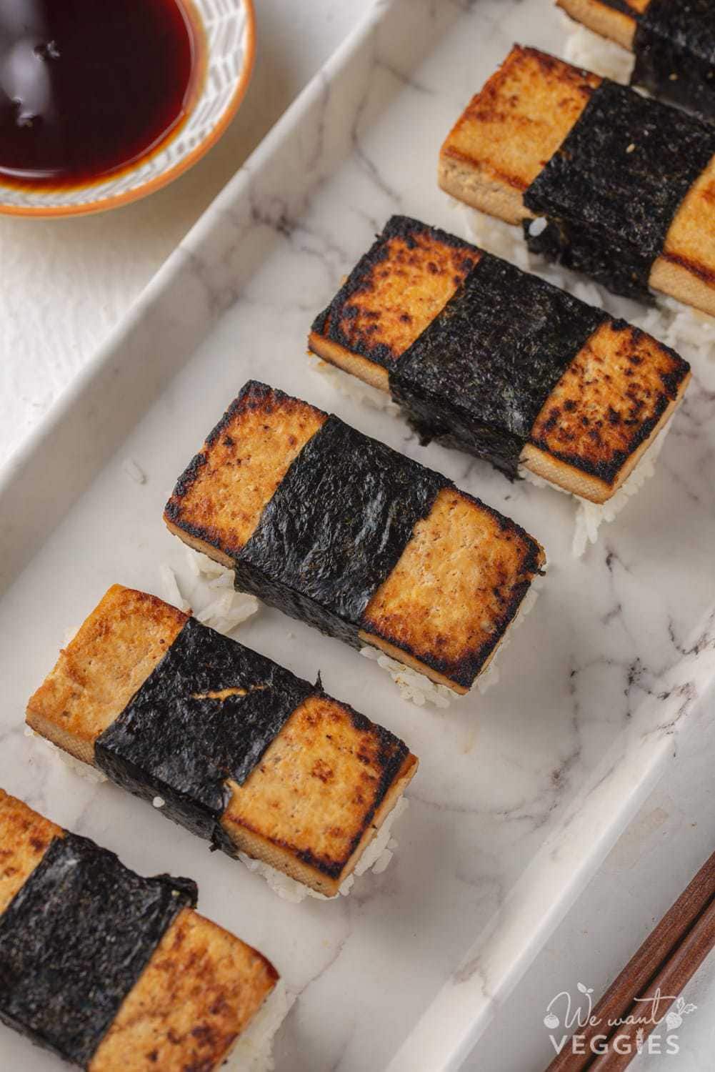 Tofu Musubi: A Hawaiian-Inspired Treat - We Want Veggies