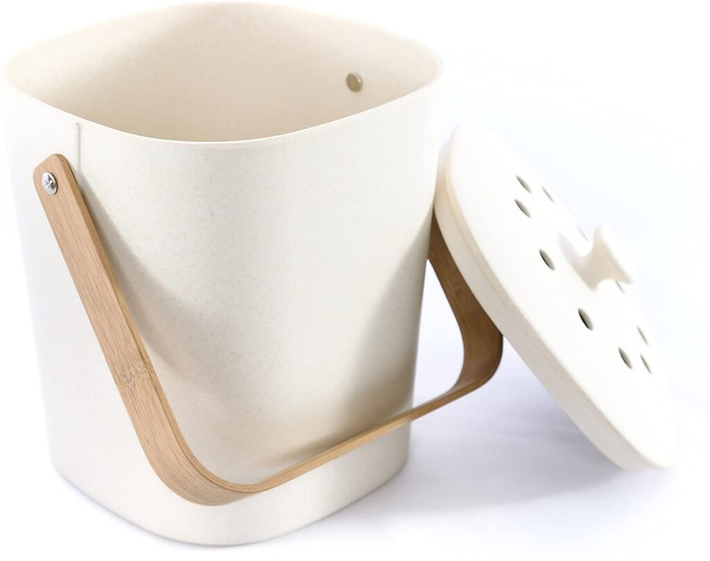 Bamboo Compost Bin | Curated by The Market @ We Want Veggies